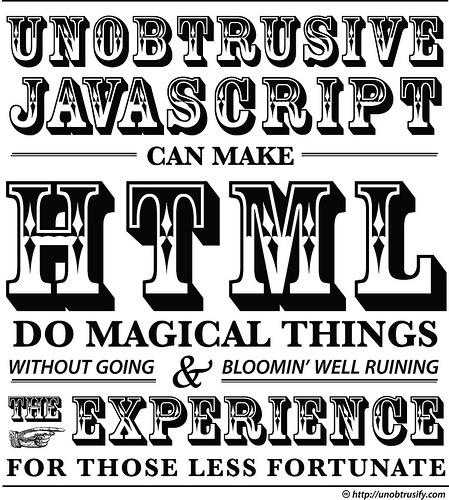 What Is Unobtrusive JavaScript?